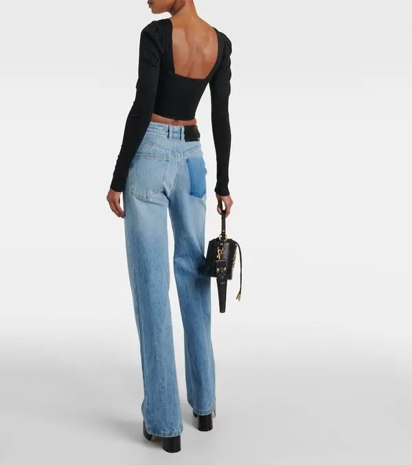 VIVIENNE WESTWOOD Puff-shoulder Wool And Silk Top
