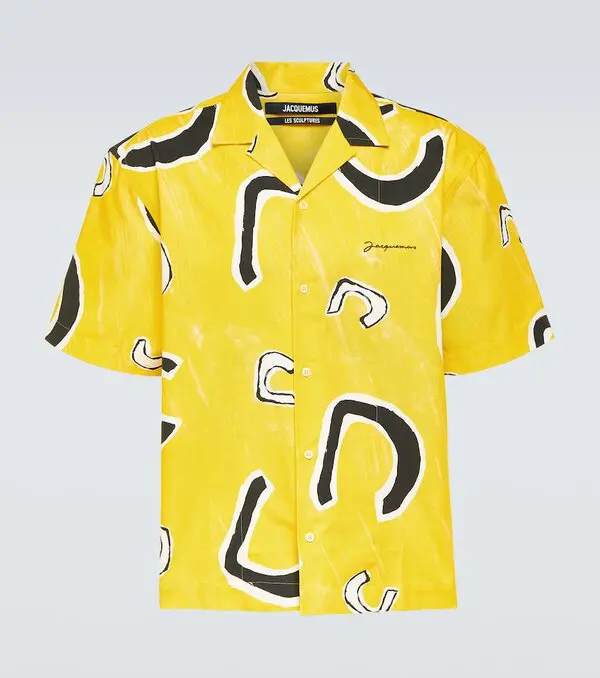 Jacquemus Jean Printed Cotton Bowling Shirt - Multicoloured