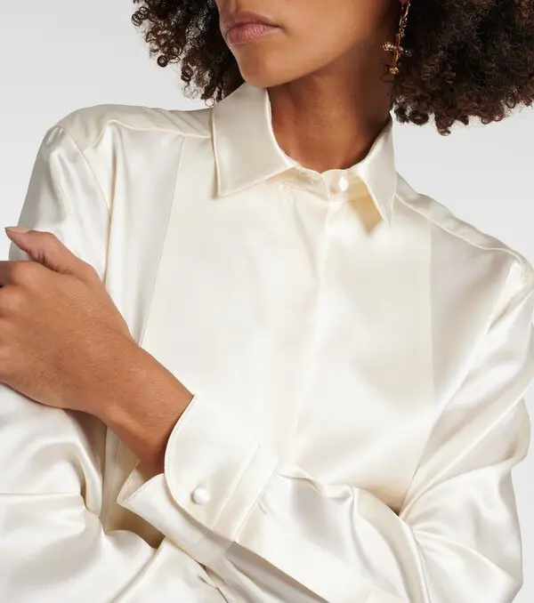 Dolce & Gabbana Paneled Silk Shirt