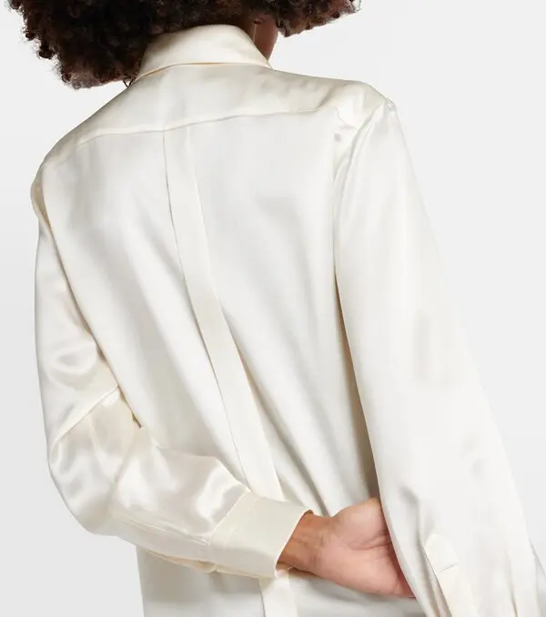Dolce & Gabbana Paneled Silk Shirt