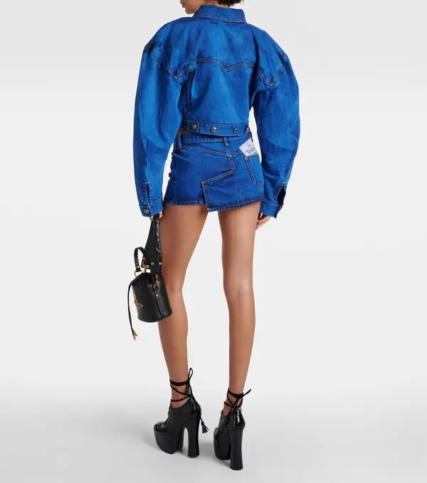 VIVIENNE WESTWOOD Low-rise Denim Miniskirt
