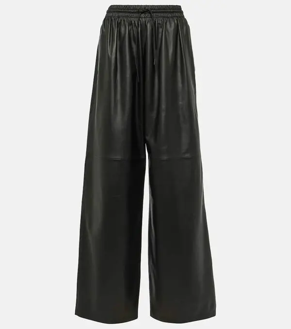 Wardrobe.NYC Leather Wide-leg Pants