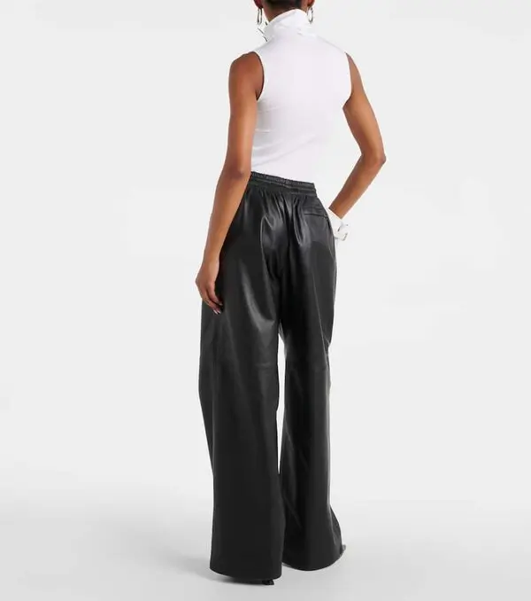 Wardrobe.NYC Leather Wide-leg Pants
