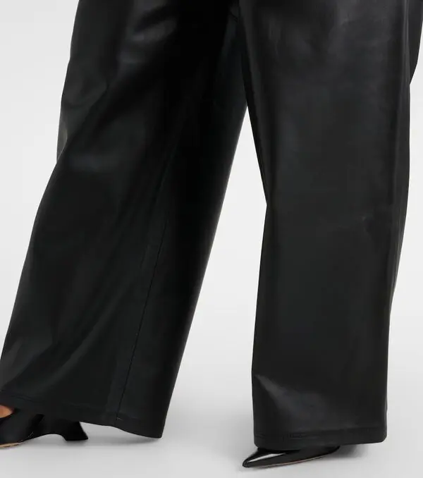 Wardrobe.NYC Leather Wide-leg Pants