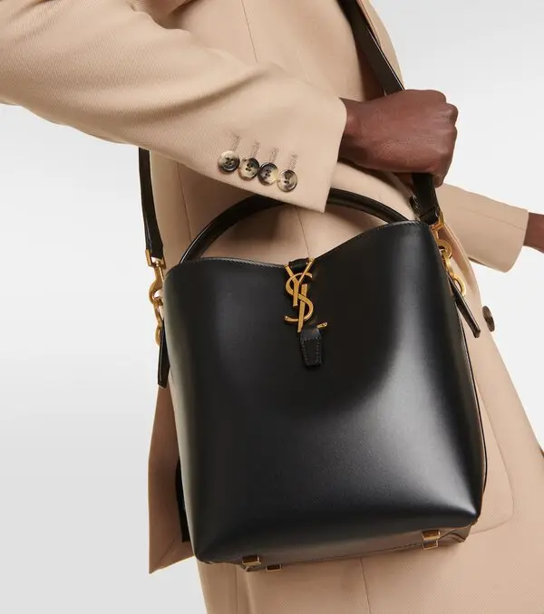 Saint Laurent Le 37 Small Bucket Bag - Black