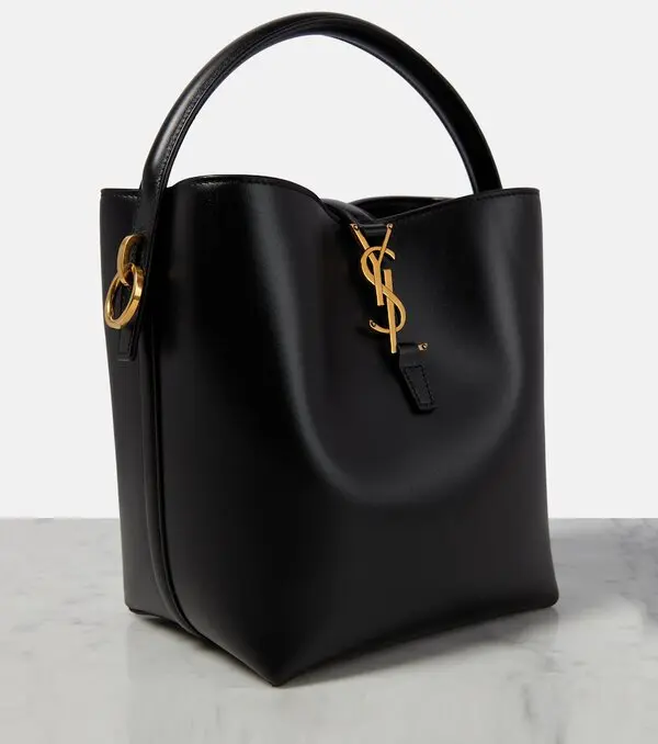 Saint Laurent Le 37 Small Bucket Bag - Black