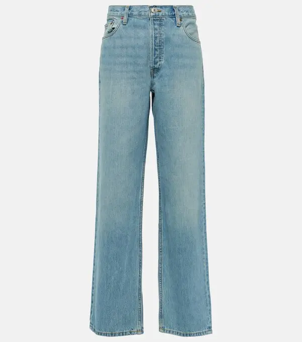 RE/DONE Mid-rise Straight Leg Jeans