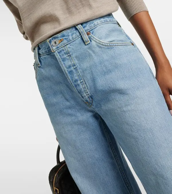 RE/DONE Mid-rise Straight Leg Jeans