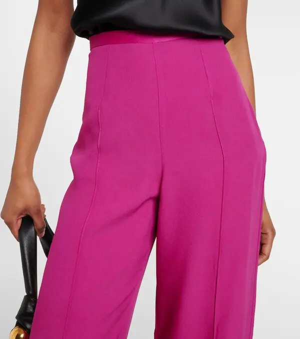 TALLER MARMO Marlene High-rise Palazzo Pants - Pink