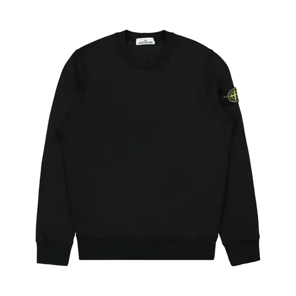 Stone Island Garment Dyed Sweatshirt - Black