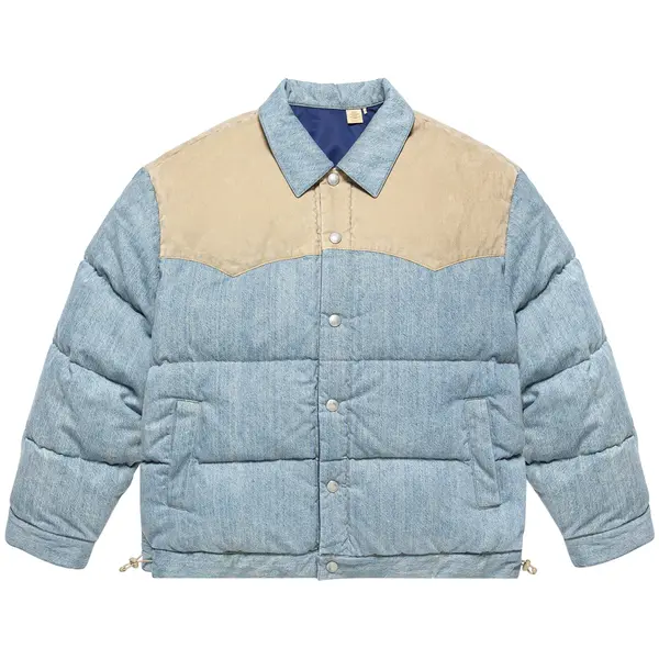 CLOT X Levi's Reversible Denim Puffer Jacket