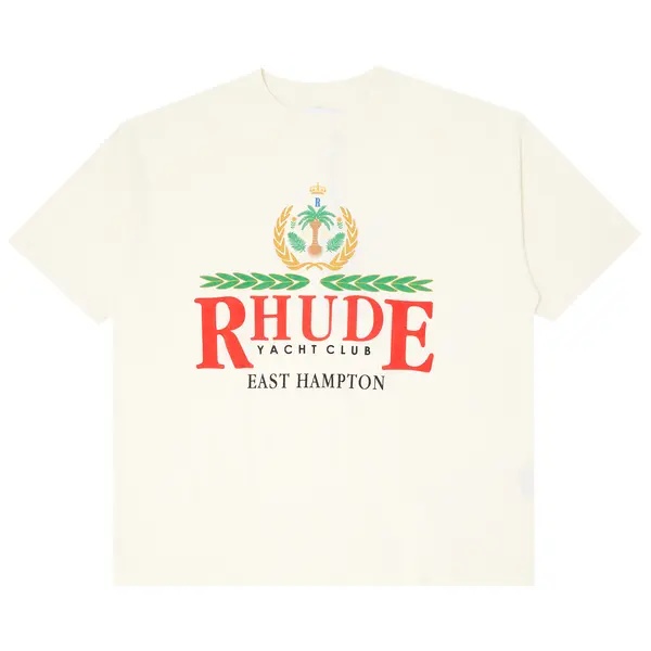 Rhude East Hampton Crest Tee - White