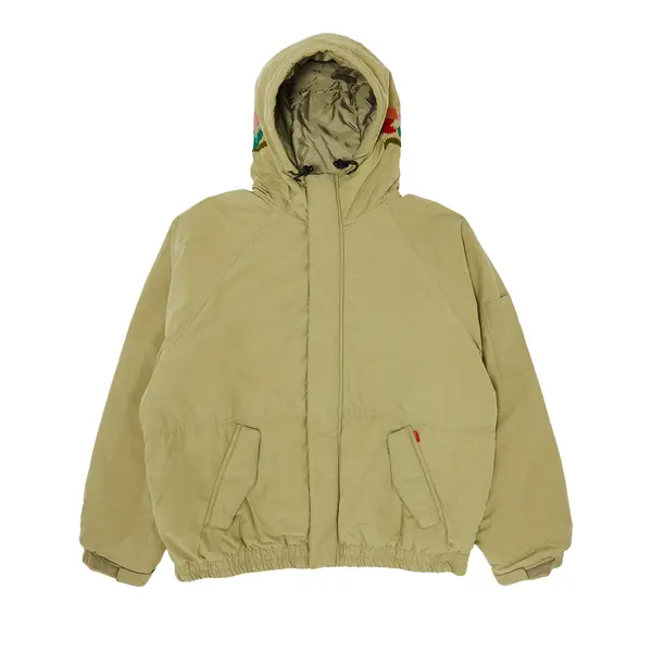 Supreme Needlepoint Hooded Jacket - Green