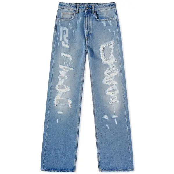 Rabanne Ripped Baggy Jeans