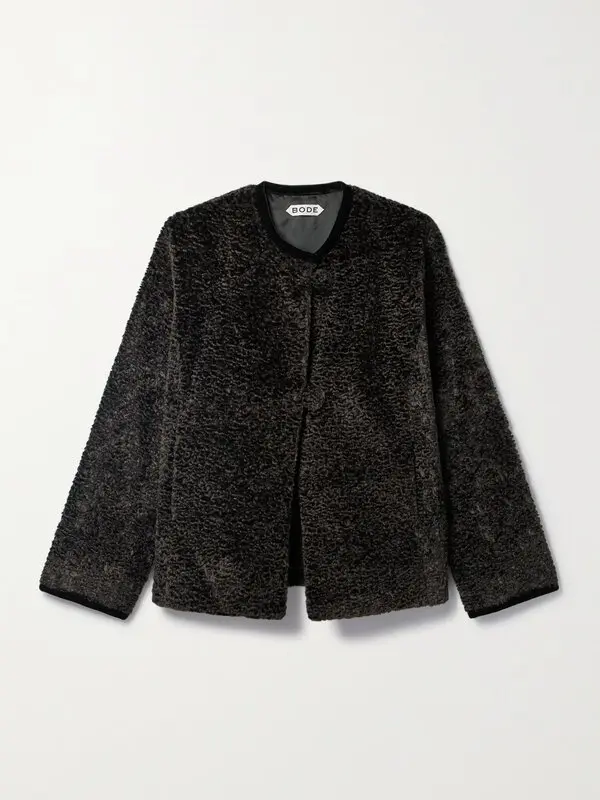 BODE Fitchberg Faux Shearling Jacket