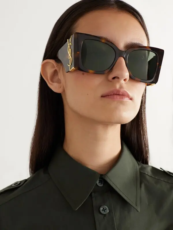 Saint Laurent Blaze Oversized Cat-eye Sunglasses