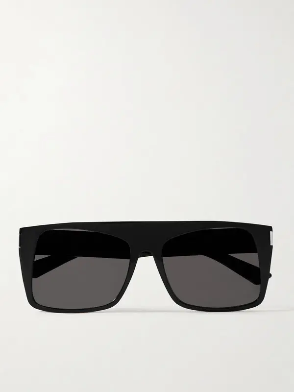 Saint Laurent Vitti Oversized Square-frame Acetate Sunglasses
