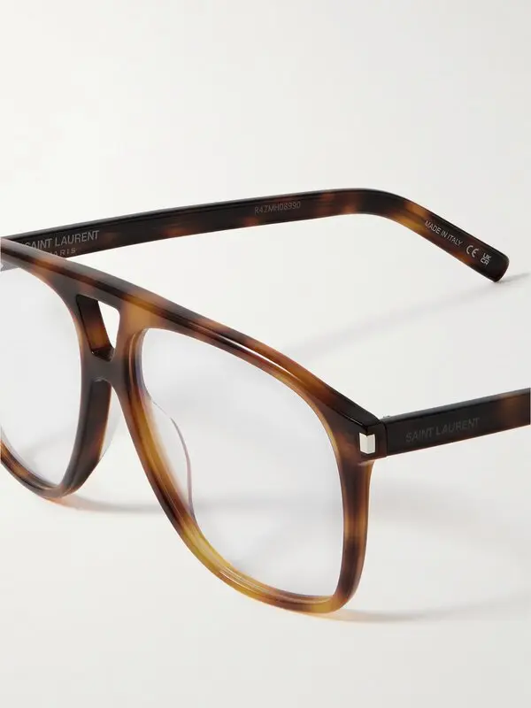 Saint Laurent - SAINT LAURENT EYEWEAR Dune Aviator-Frame Optical Glasses