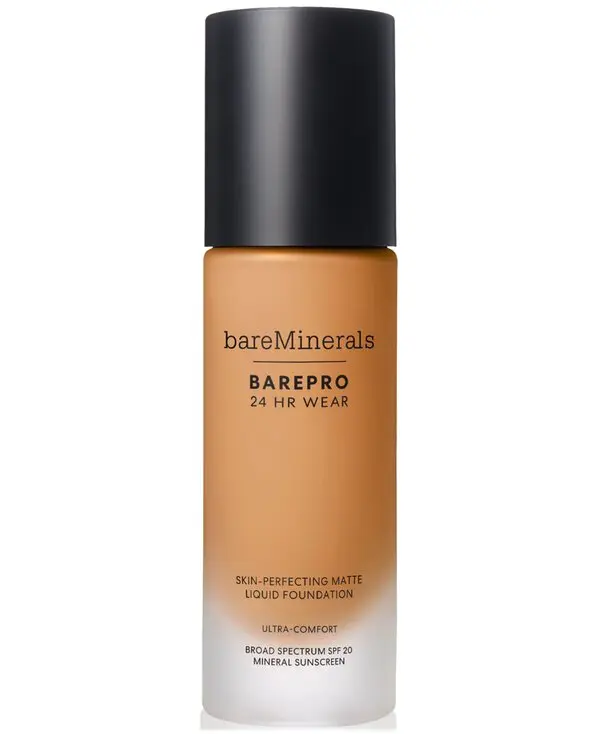 BAREMINERALS Barepro 24hr Wear Matte Liquid Foundation Spf 20 - Medium Deep 40 Warm