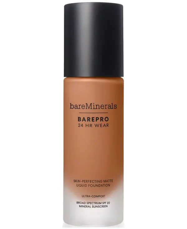 BAREMINERALS Barepro 24hr Wear Matte Liquid Foundation Spf 20 - Medium Deep 45 Neutral