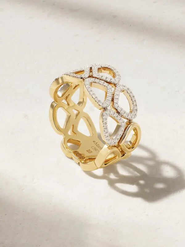 Marina B Trina 18-karat Diamond Ring - Gold