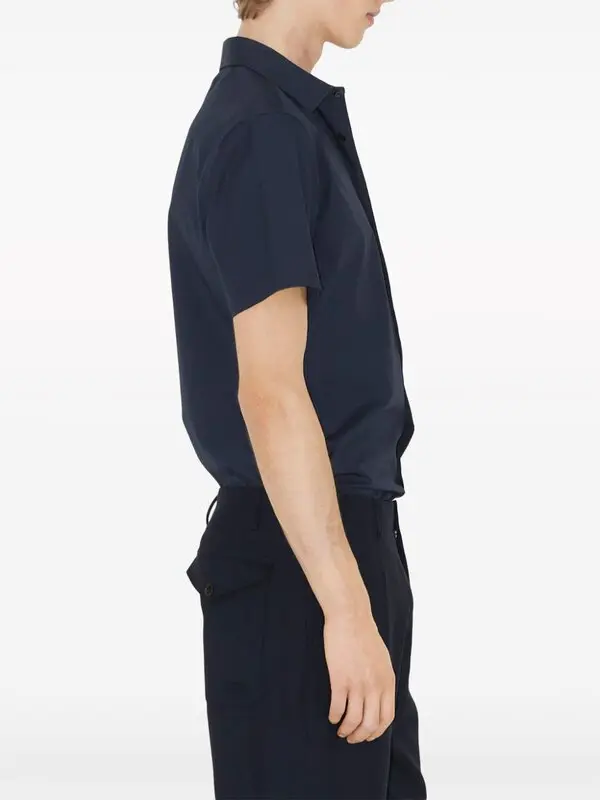 Burberry Ekd-embroidered Shirt - Black
