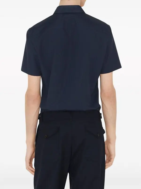 Burberry Ekd-embroidered Shirt - Black