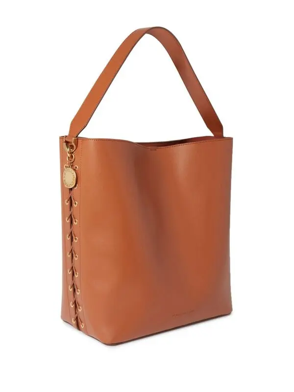 Stella McCartney Frayme Whipstitch Tote Bag - Brown