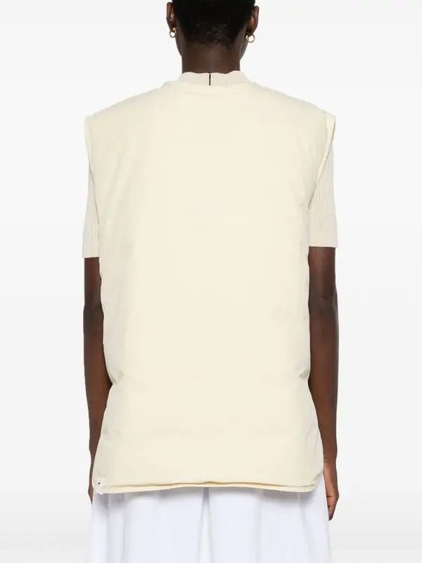 JIL SANDER Padded Gilet - Neutrals