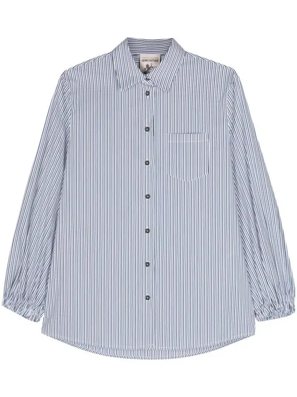 SEMICOUTURE Striped Poplin Shirt