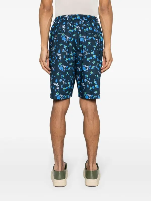 Marni Abstract Print Deck Shorts
