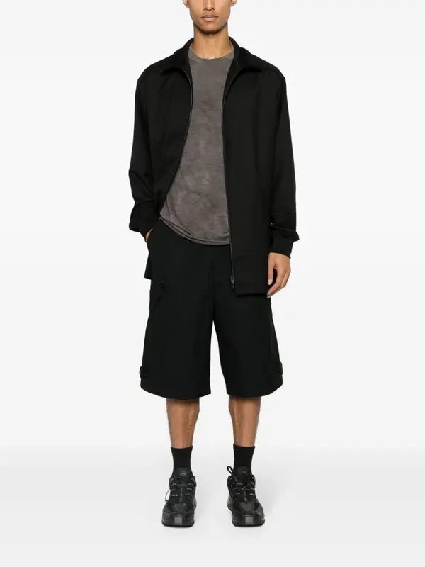 Y3 Workwear Cotton Bermuda Shorts
