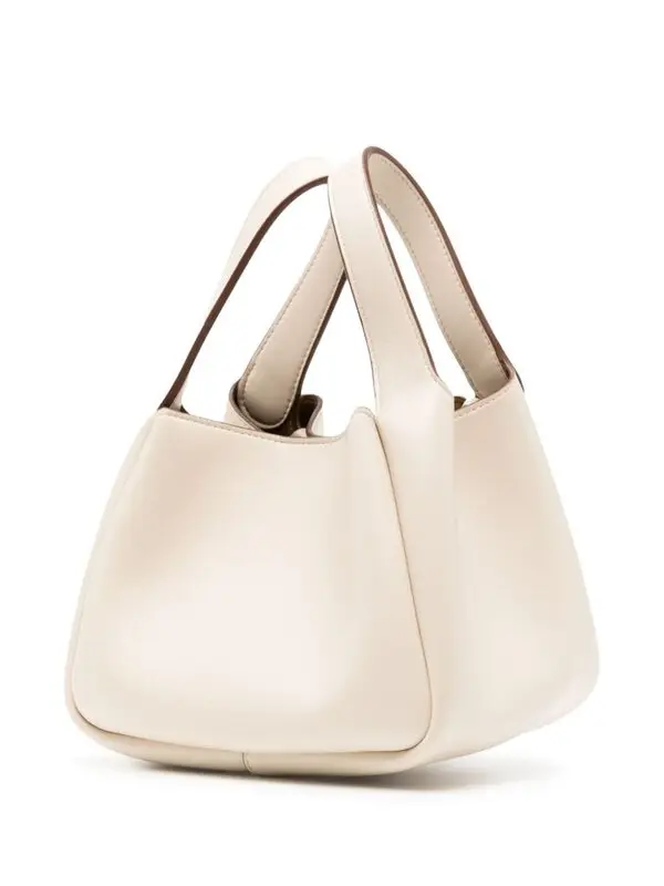 Stella McCartney Perforated Logo Tote - Neutrals
