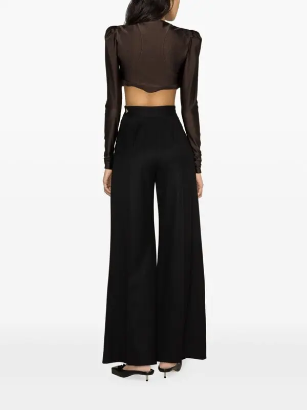 Philosophy Di Lorenzo Serafini Ruffle-trim Cropped Top