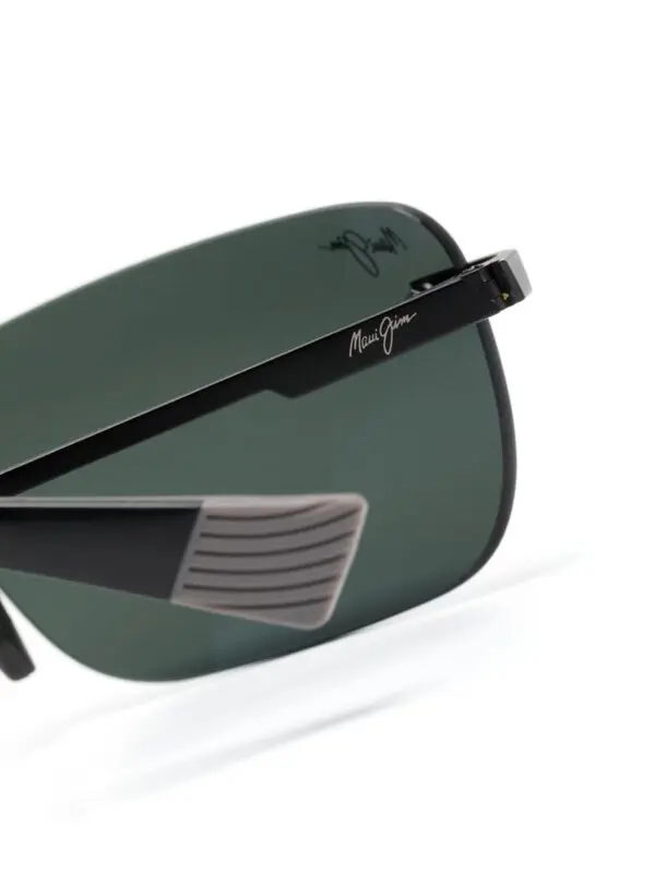 Maui Jim Lanakila Rectangle-frame Sunglasses - Black