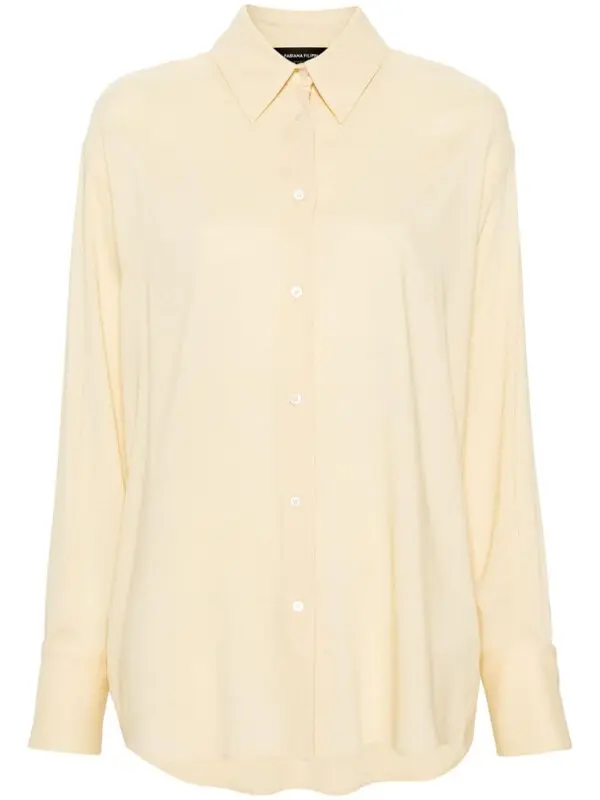 Fabiana Filippi Button-up Crepe Shirt