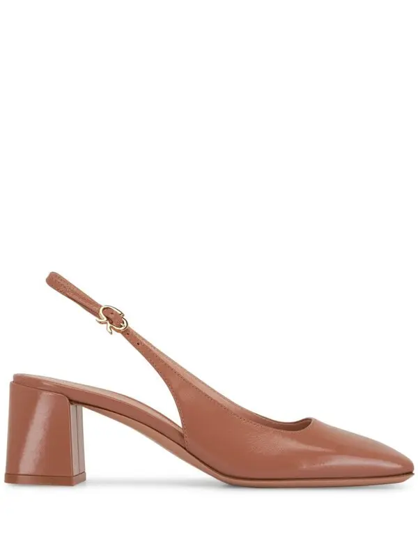 GIANVITO ROSSI Praline Leather Pumps