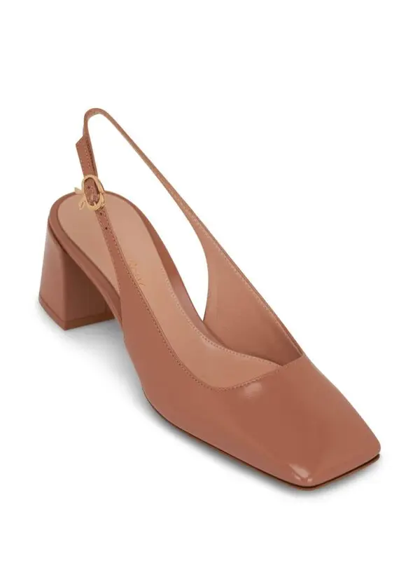 GIANVITO ROSSI Praline Leather Pumps