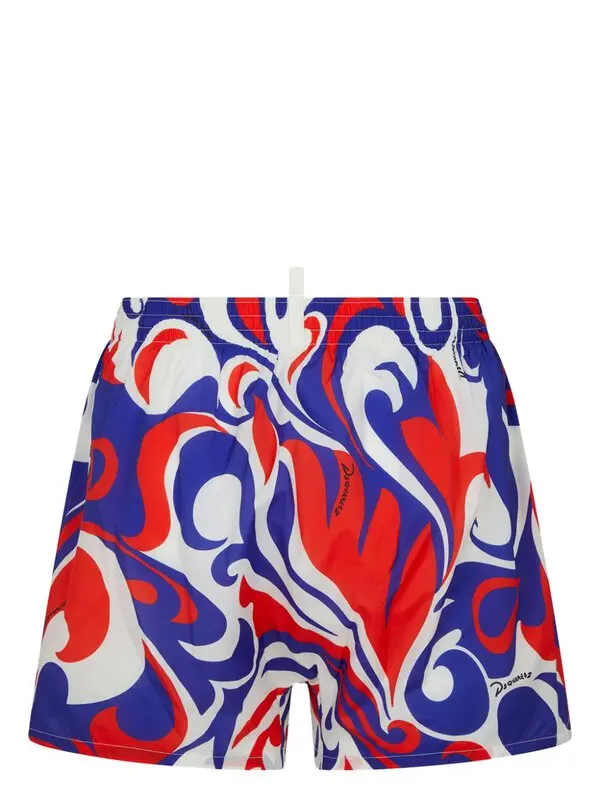 Dsquared2 Graphic-print Swim Shorts