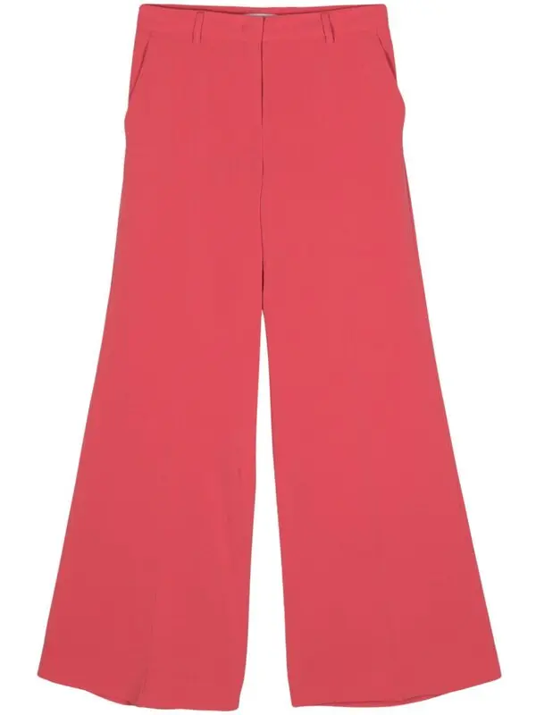 Alberto Biani Pressed-crease Palazzo Pants - Pink