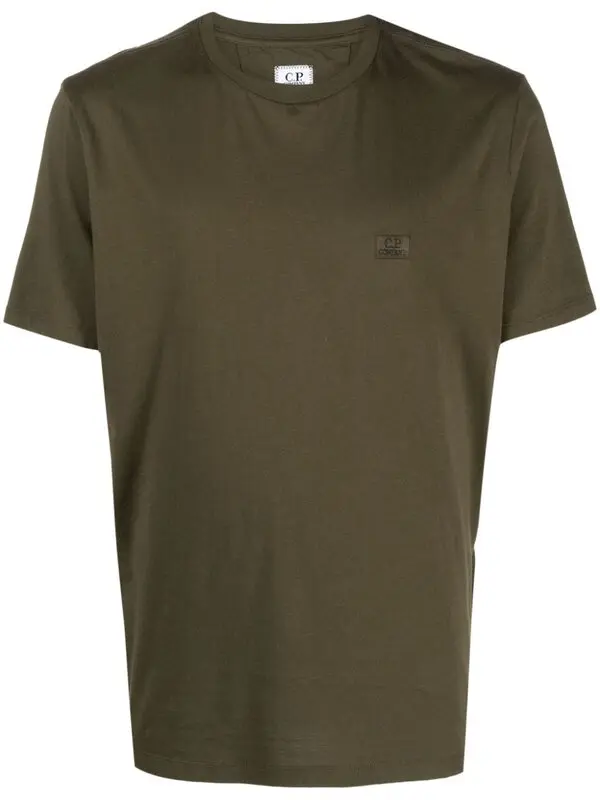 C.P. COMPANY Logo-patch Cotton T-shirt
