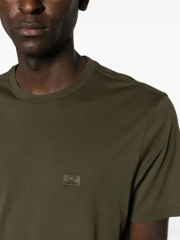 C.P. COMPANY Logo-patch Cotton T-shirt