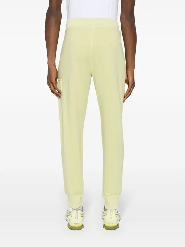 C.P. COMPANY Lens-detailed Cotton Track Pants - Green