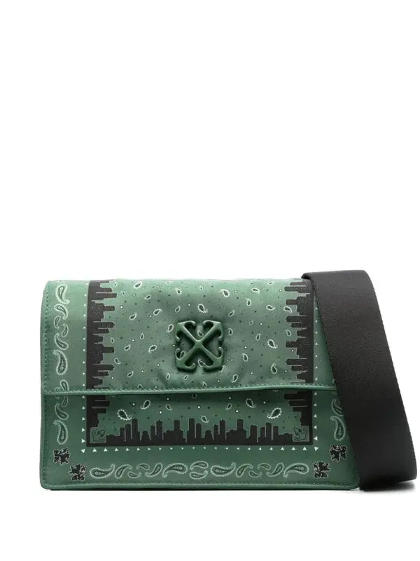 Off-White Jitney 1.4 Messenger Bag - Green