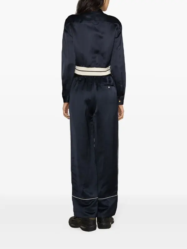Palm Angels Button-up Satin Shirt