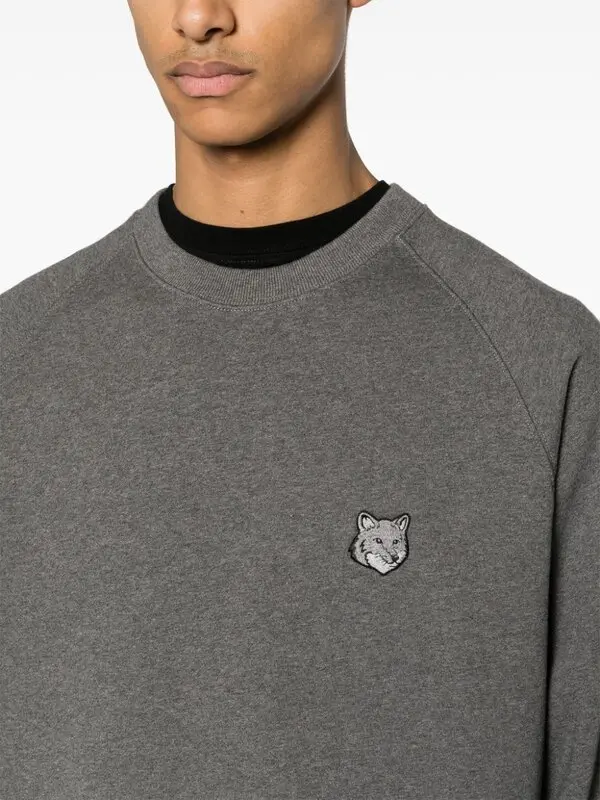 Maison Kitsuné Fox-patch Cotton Sweatshirt
