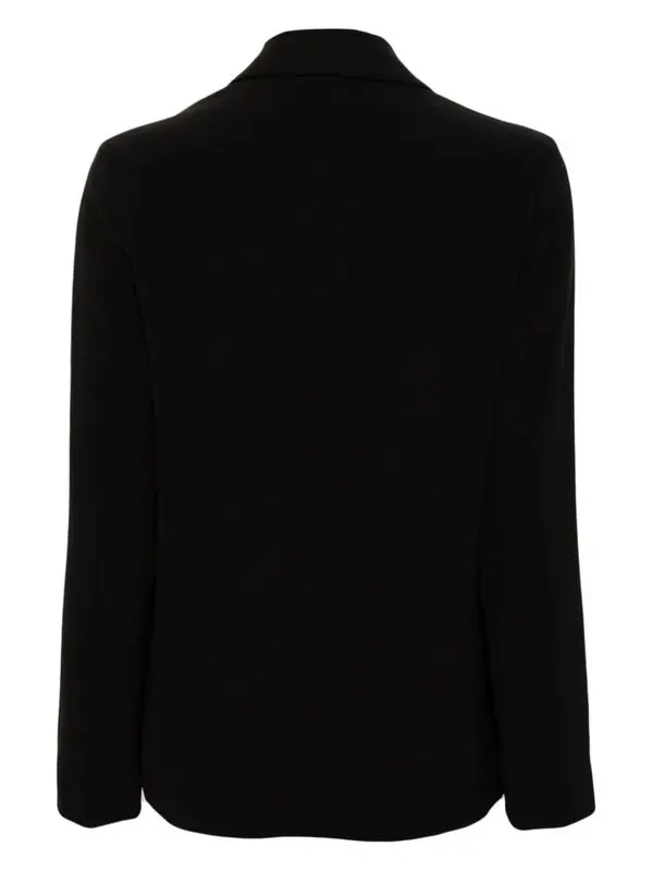 Antonelli Firenze Single-breasted Crepe Blazer - Black