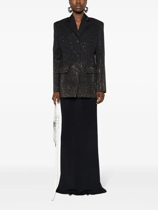 Off-White Single-breasted Embellished Blazer