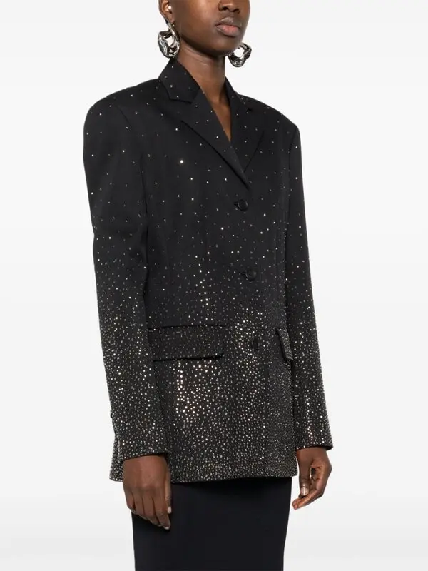 Off-White Single-breasted Embellished Blazer