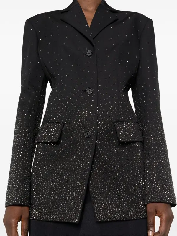 Off-White Single-breasted Embellished Blazer